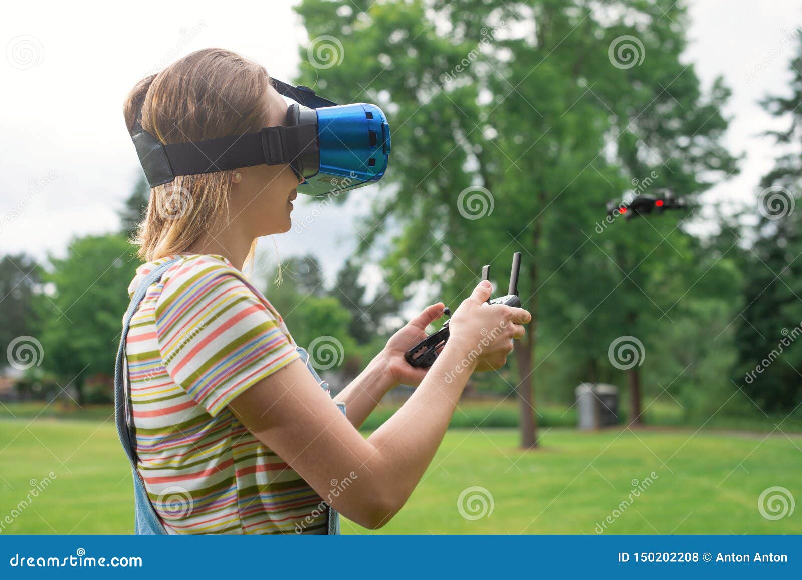 Control Using VR Points in a Quadrocopter in the Park. Concept of New ...