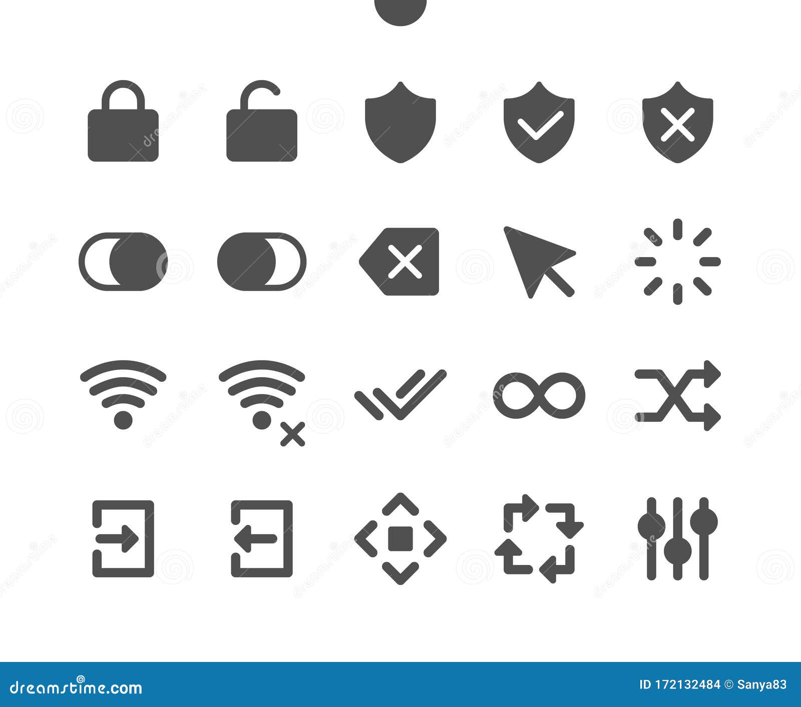 Control V3 UI Pixel Perfect Well-crafted Vector Stock Vector ...