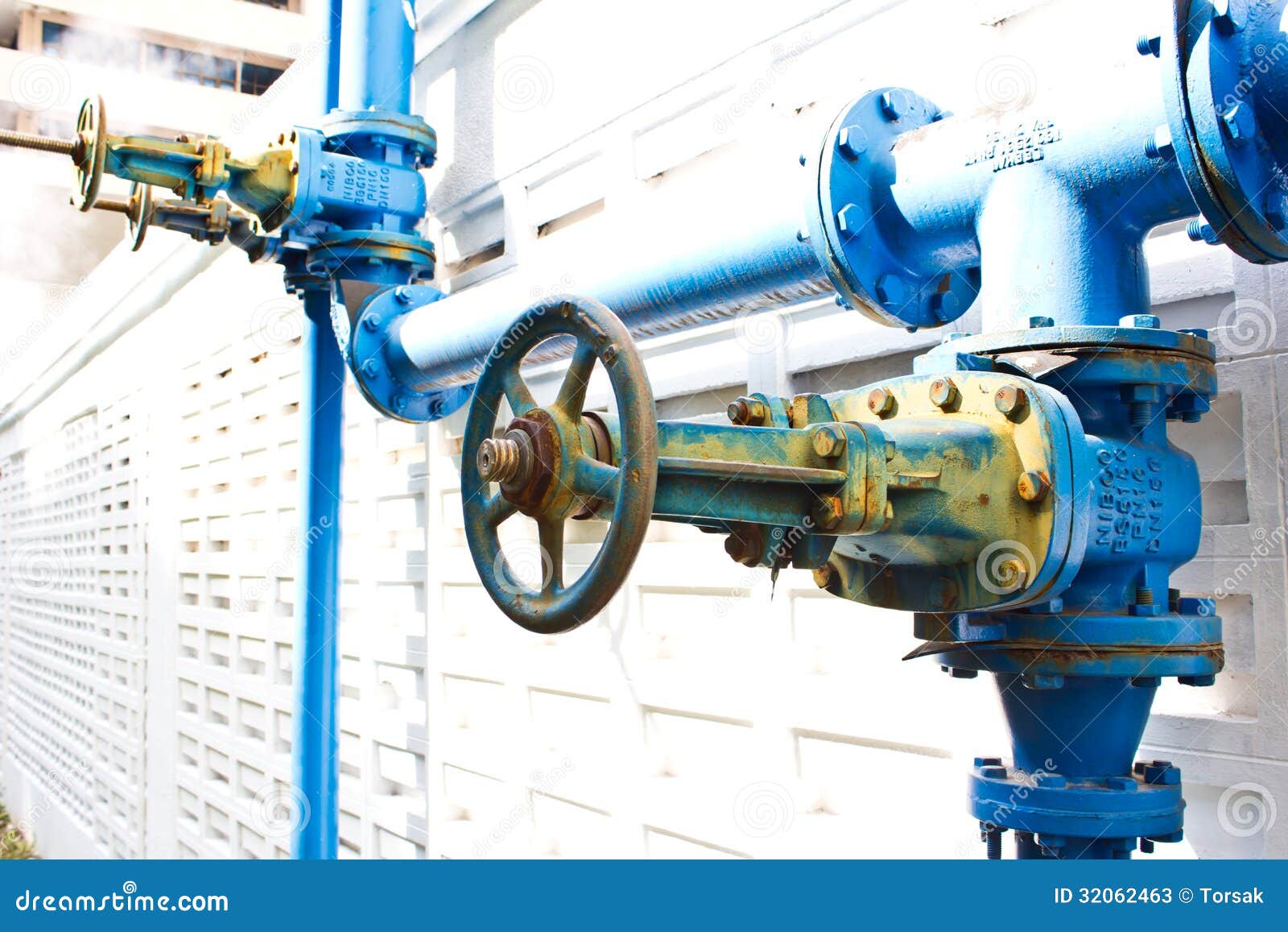 Control valve blue stock image. Image of hand, control - 32062463