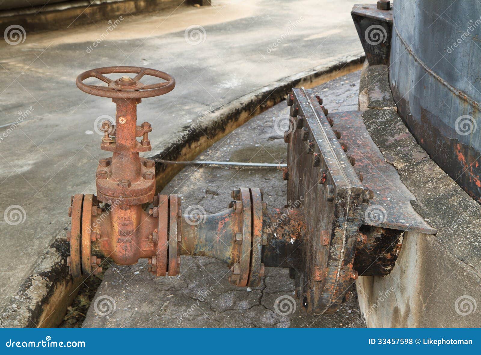 Control valve stock photo. Image of metal, pipe, handle - 33457598