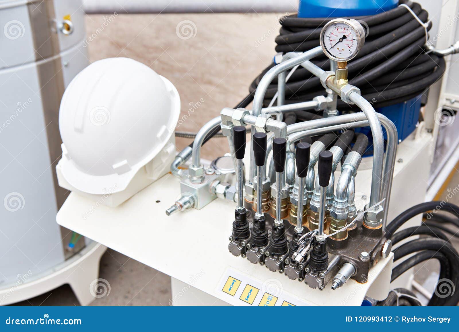 Control Valves, Water Pipe System. Installation Of Water Pipes In The ...