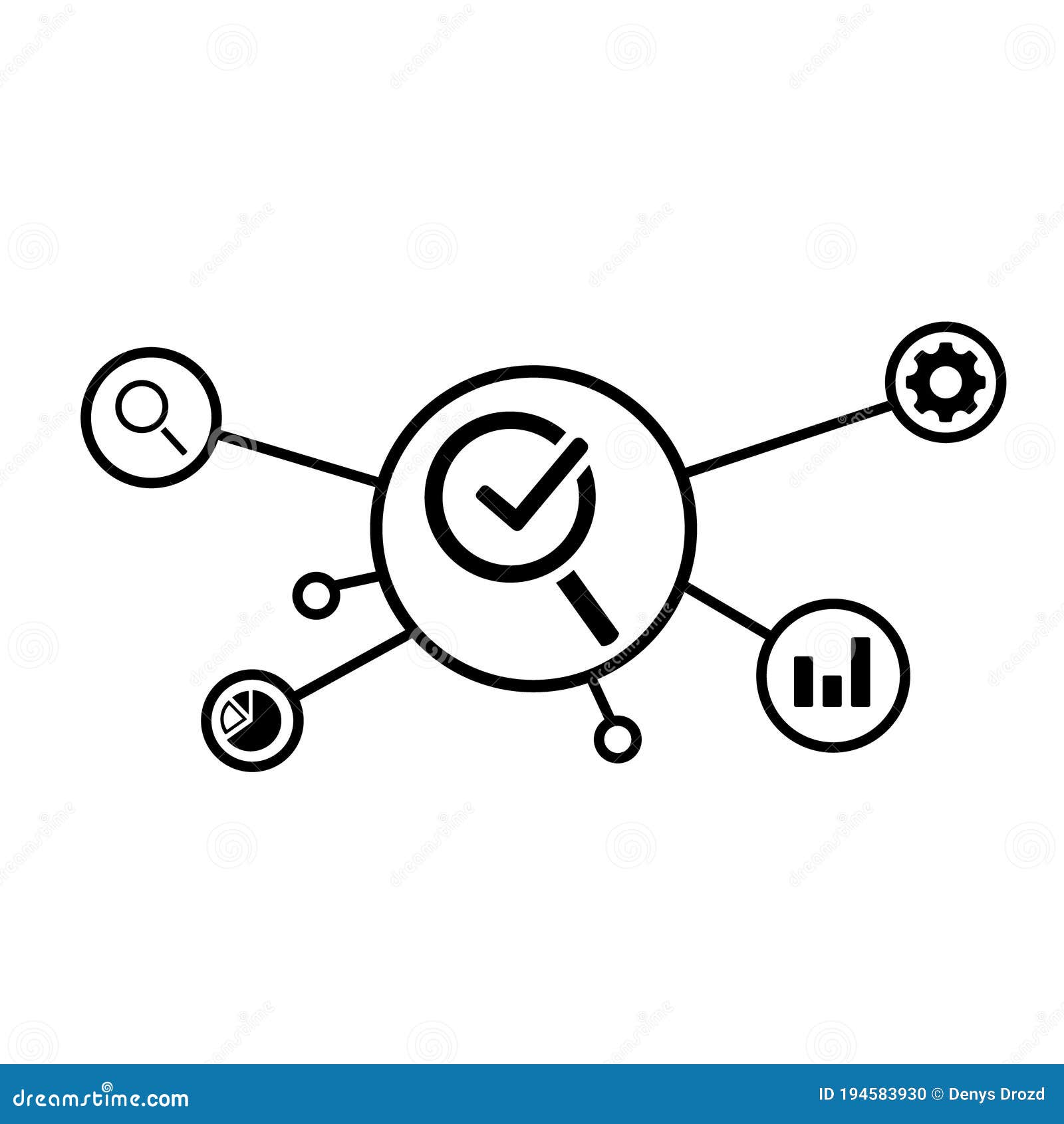 Control Vector Icon Set. Advantage Illustration Sign Collection ...