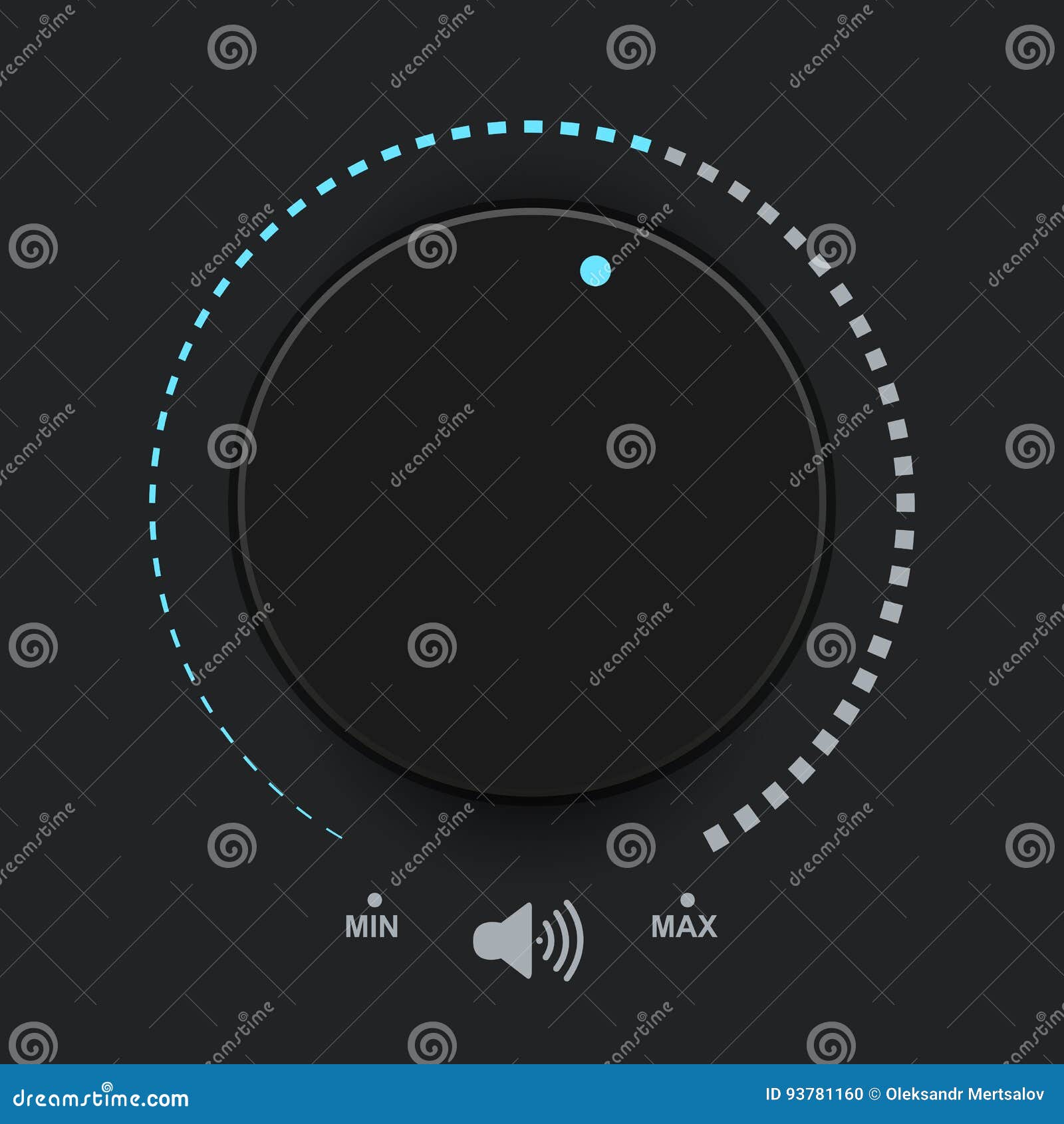 Control Volume on Background Object Abstract Stock Illustration ...