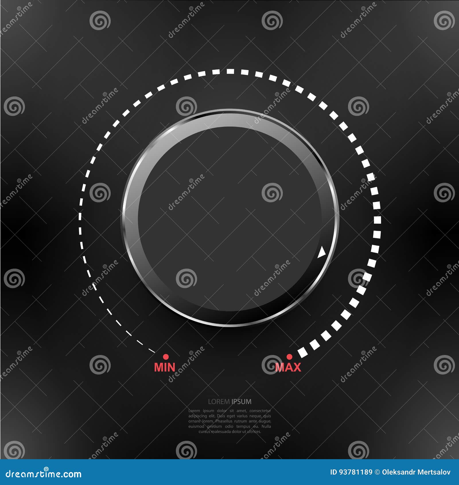 Control Volume on Background Object Abstract Stock Illustration ...