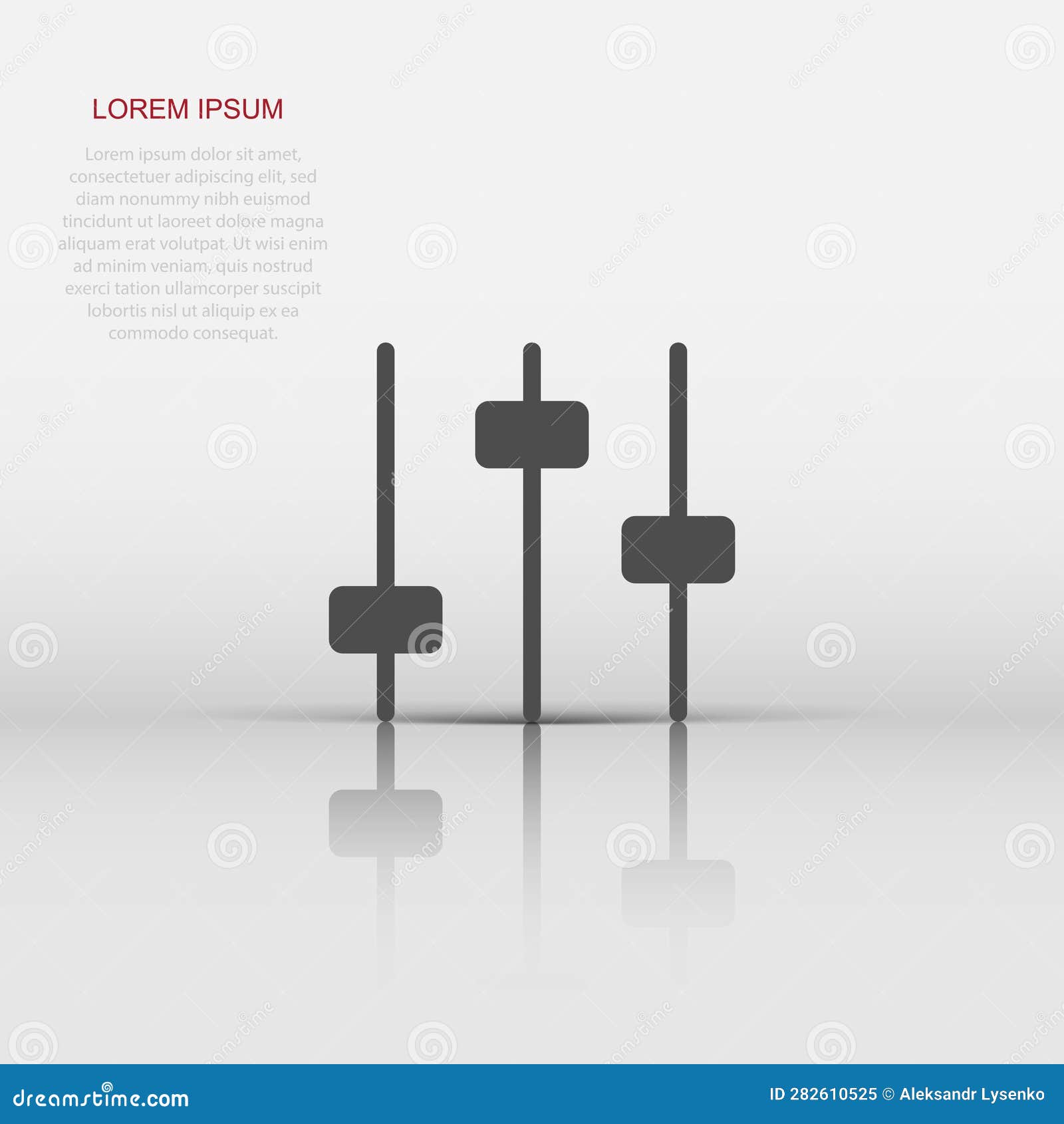 Control Volume Icon In Comic Style. Audio Adjusting Cartoon Sign Vector ...