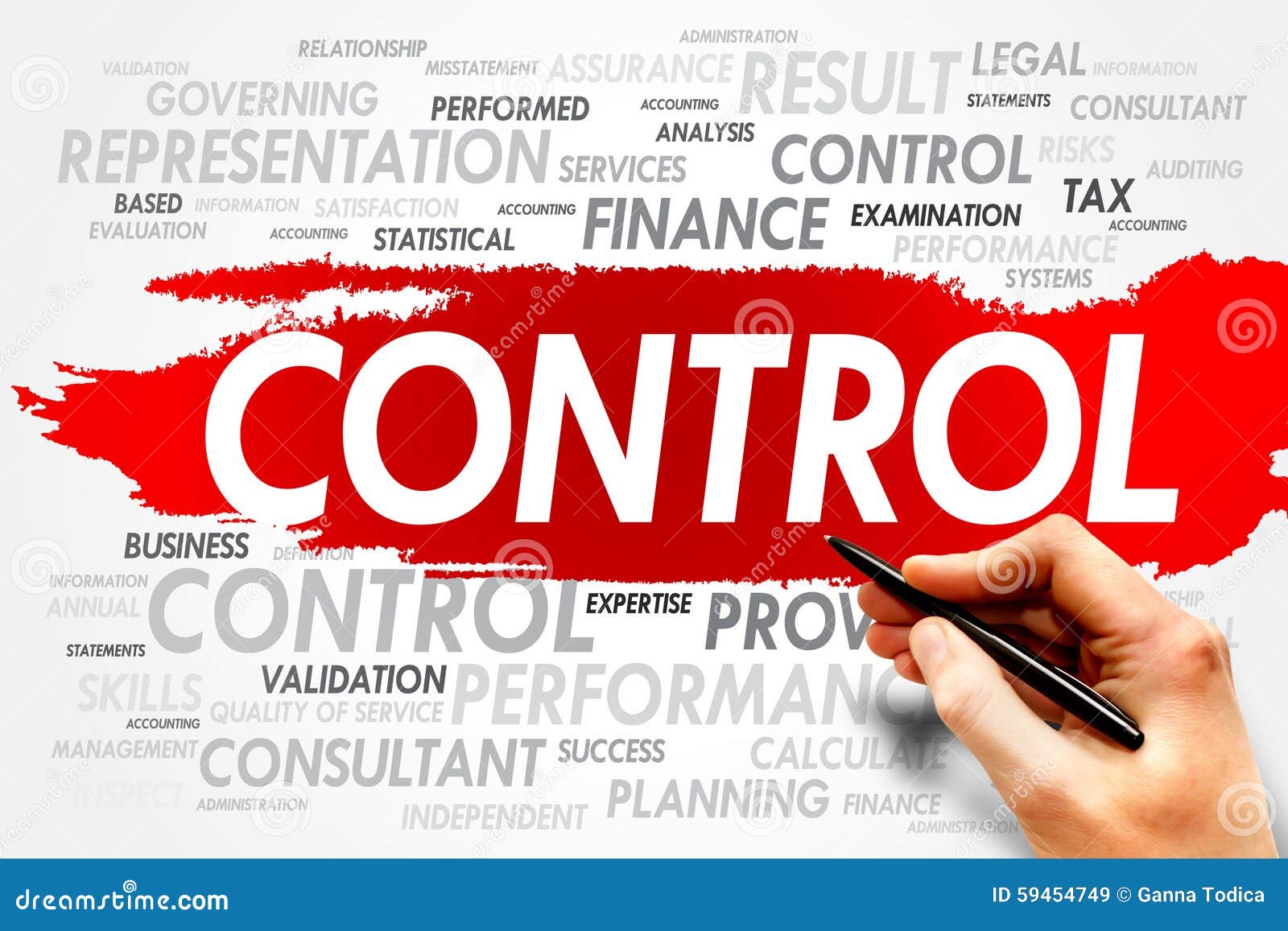 Control stock image. Image of analysis, audit, consulting - 59454749