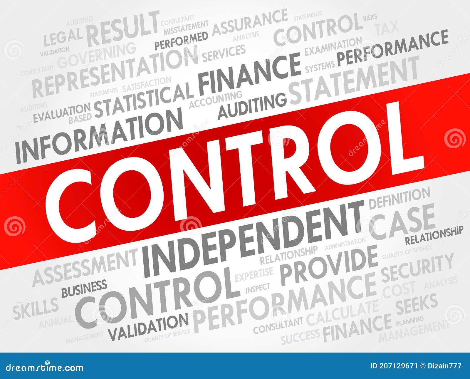 CONTROL word cloud stock illustration. Illustration of project - 207129671