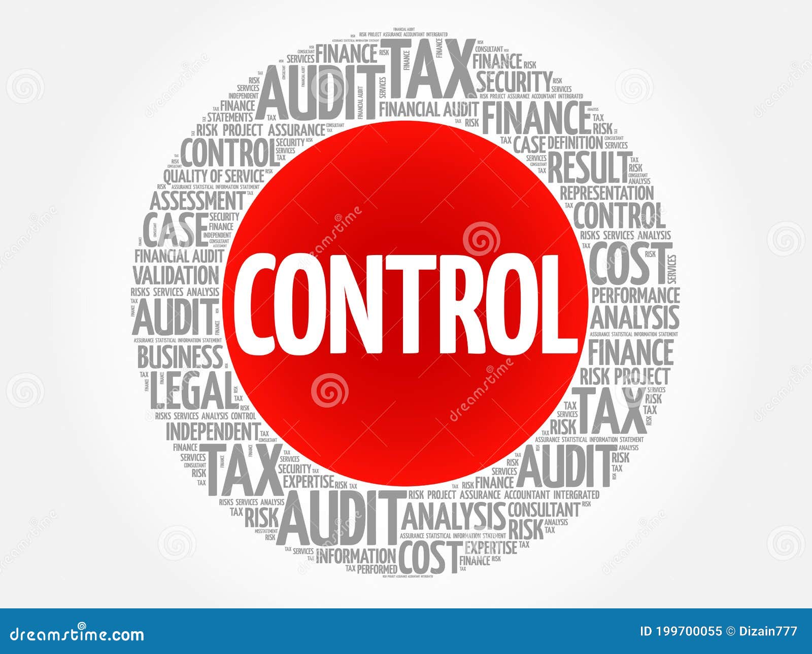CONTROL word cloud collage stock image. Image of findings - 199700055