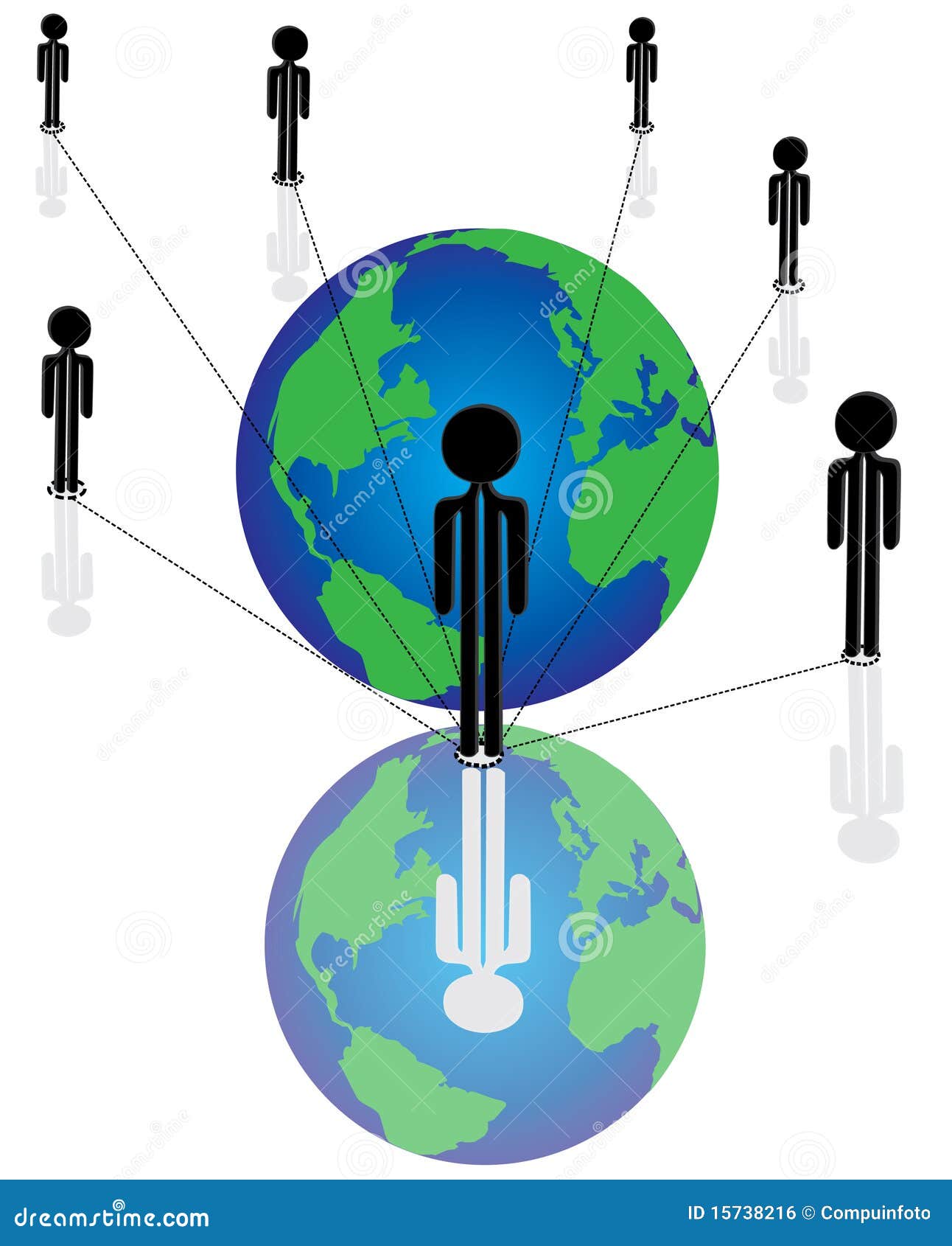 Control the world stock vector. Illustration of canada - 15738216