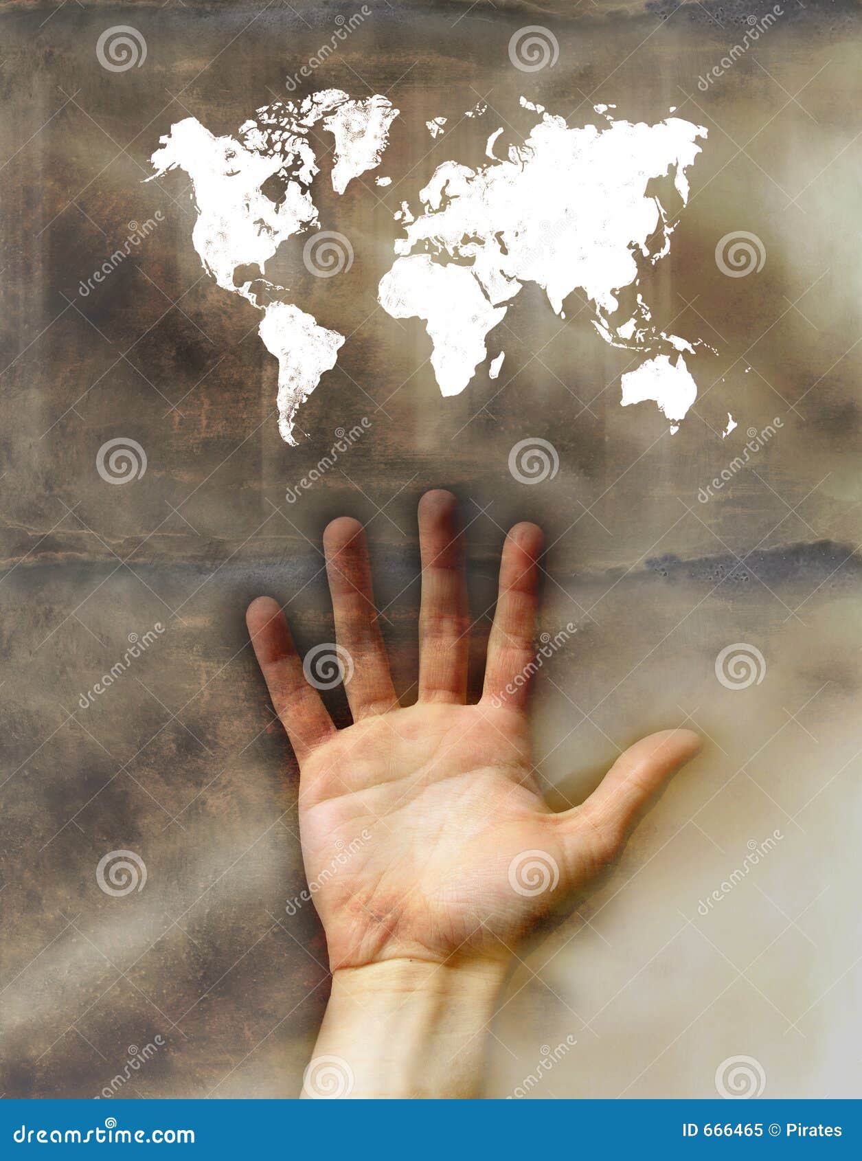 Control the world stock illustration. Illustration of graphic - 666465