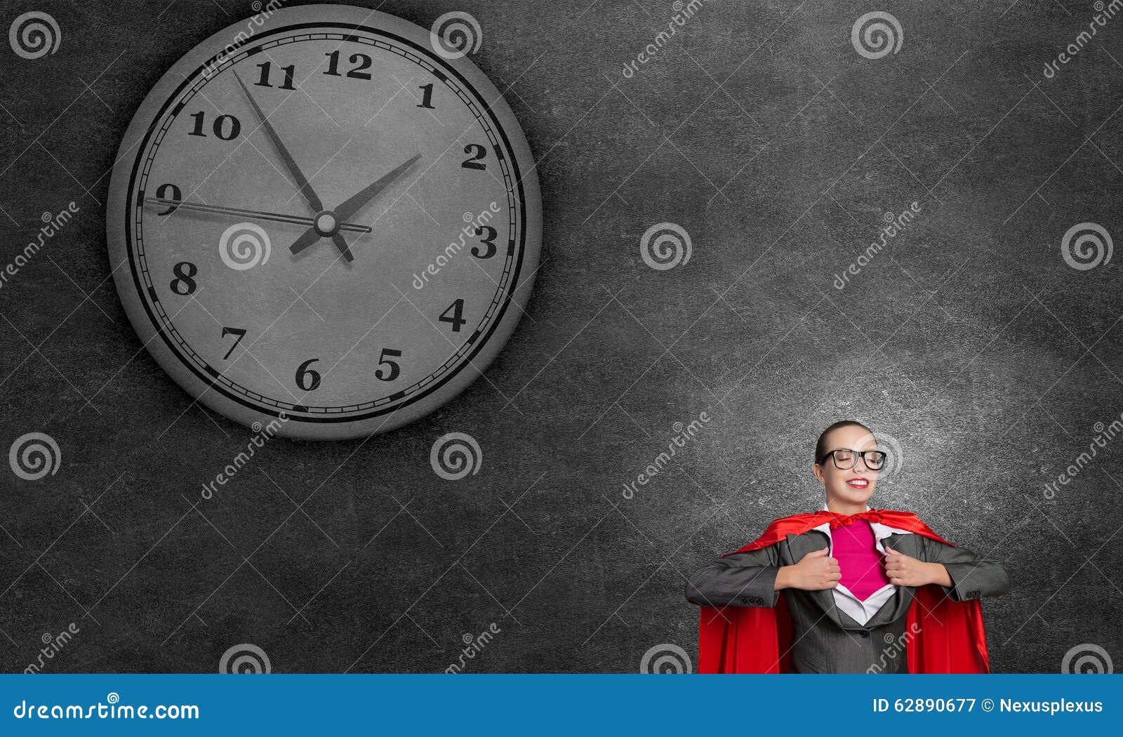 Controla Tudo Como a Mulher Super Imagem de Stock - Imagem de lerdo ...