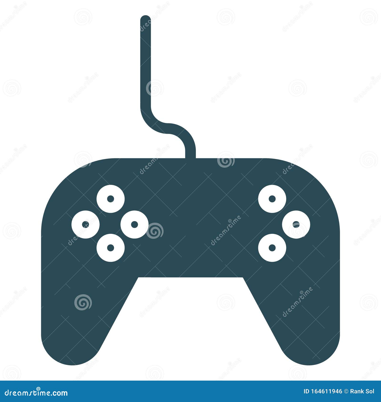 Controlador Icono De Vector Aislado Totalmente Editable Ilustración del ...