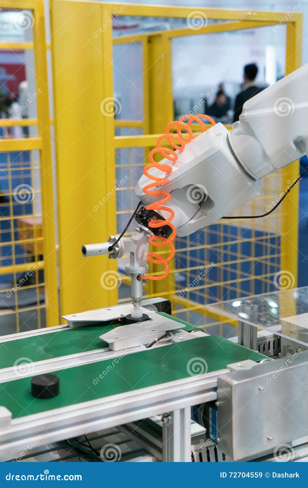 Controler of robotic hand stock image. Image of manufacturing - 72704559