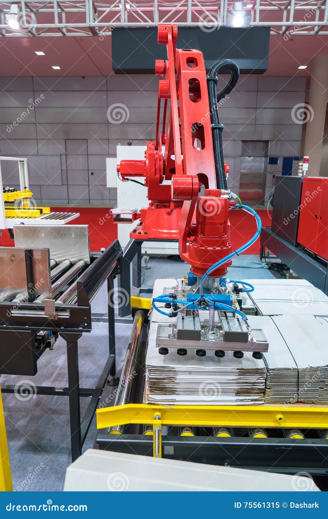 Controler of robotic hand stock image. Image of mechanic - 75561315