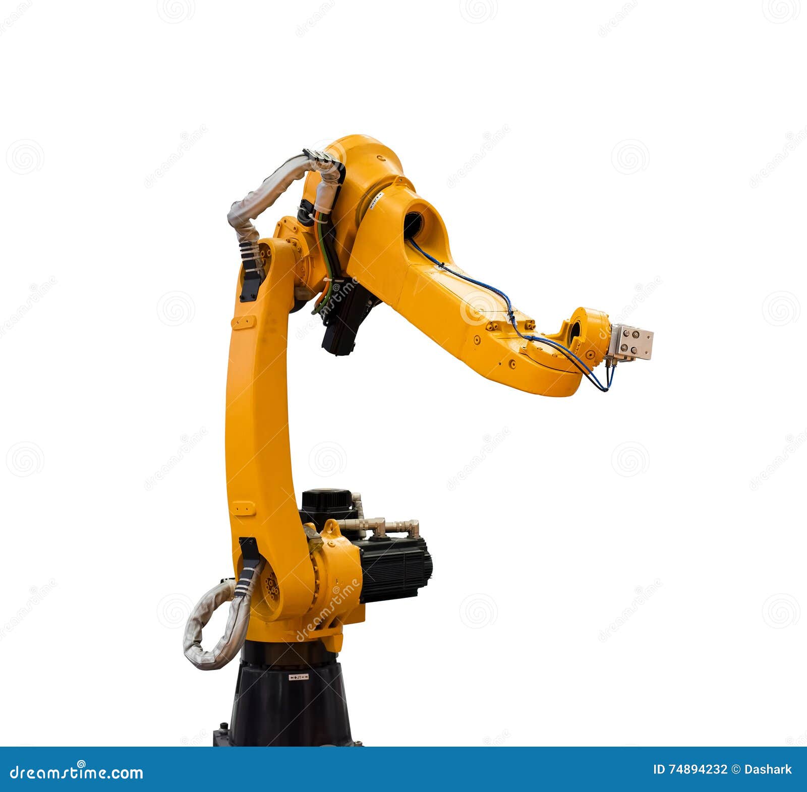 Controler of Robotic Hand Isolated Stock Photo - Image of industry ...