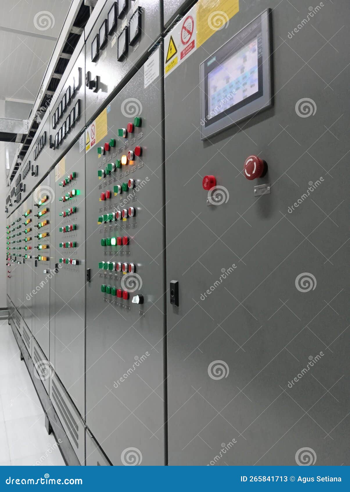 Control Panel stock image. Image of compressor, power - 265841713