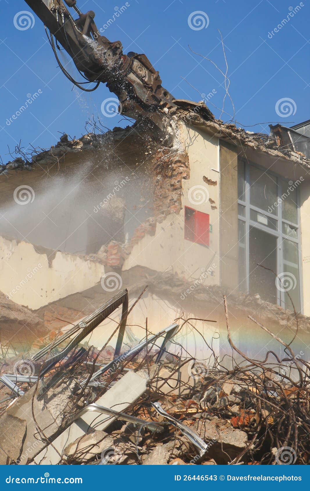 Controlled Demolition editorial stock photo. Image of steel - 26446543