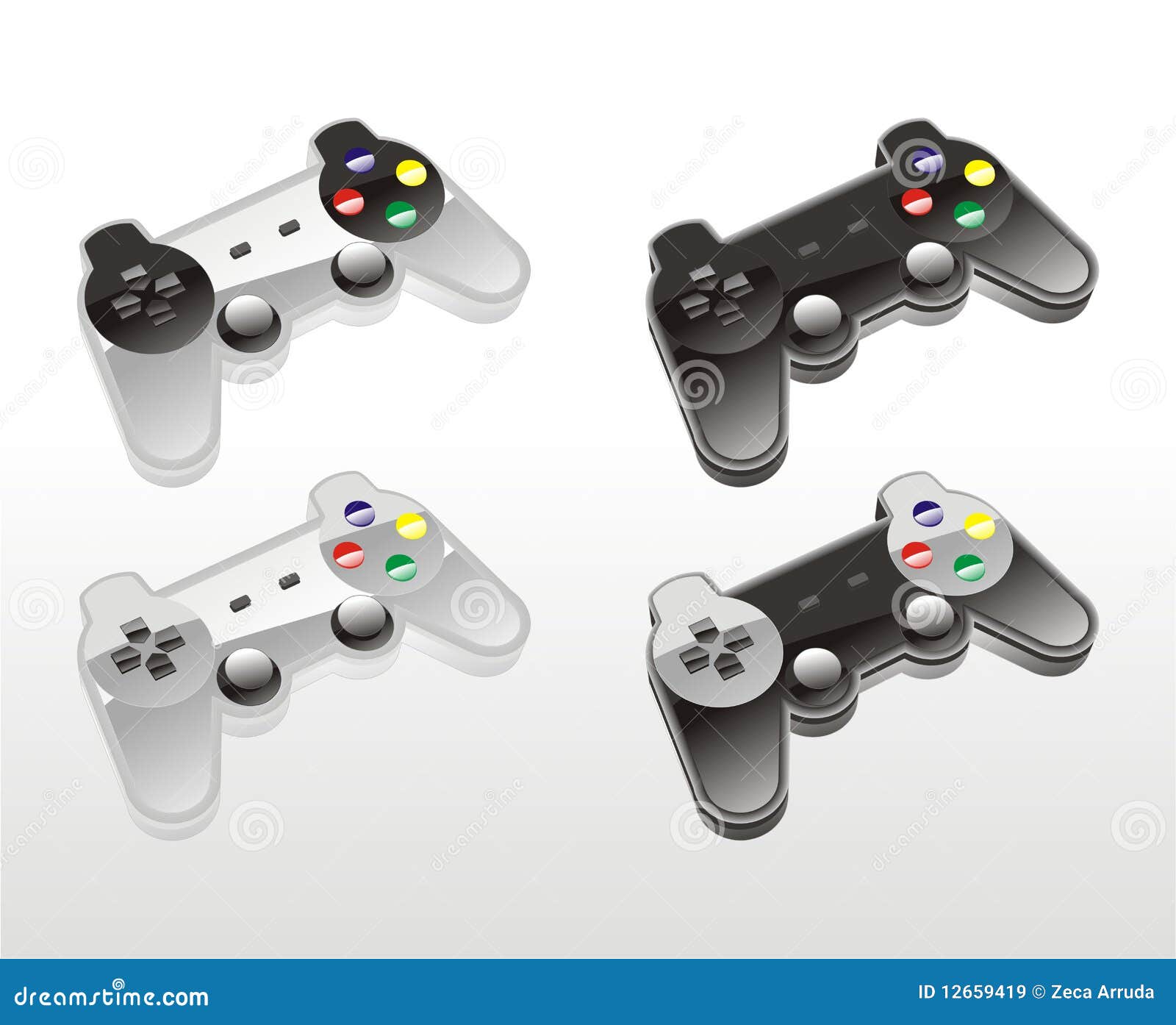 Controller stock illustration. Illustration of glass - 12659419