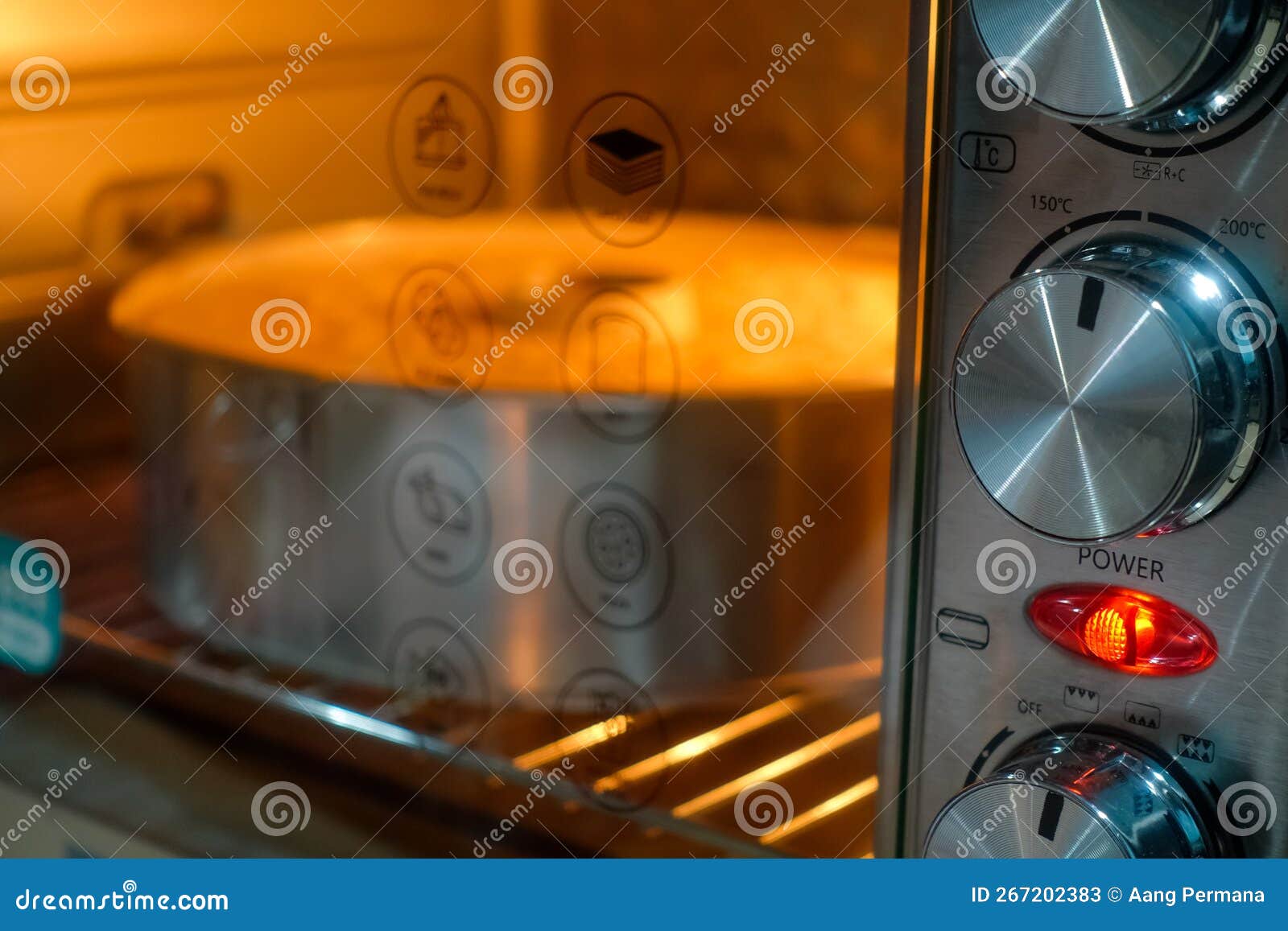 Controller Buttons on the Electric Oven Stock Image - Image of ...