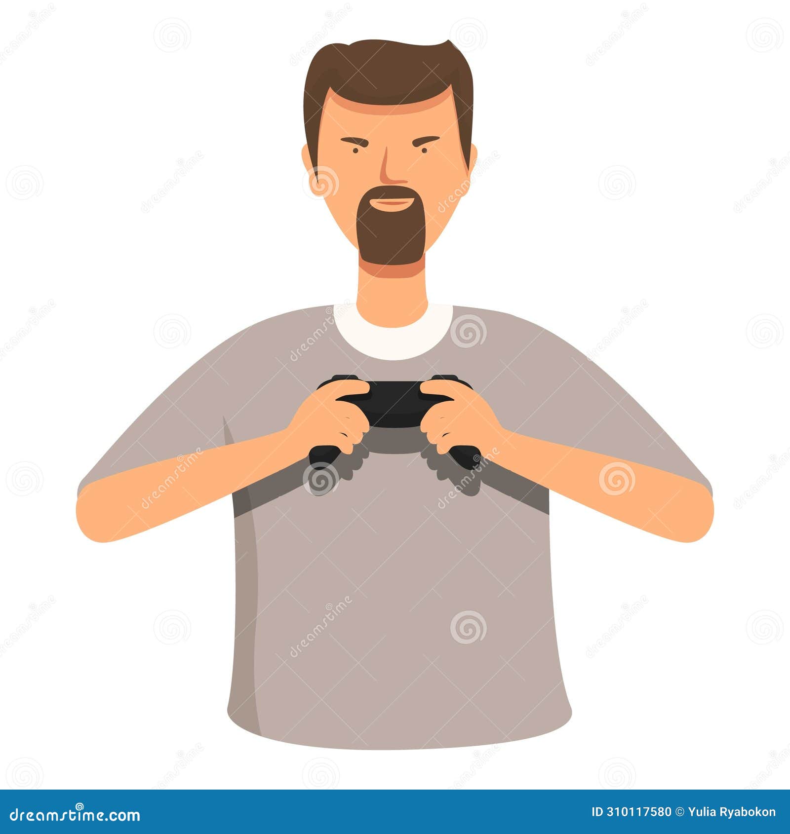 Controller Character Icon Cartoon Vector. Room Tv Game Stock Vector ...