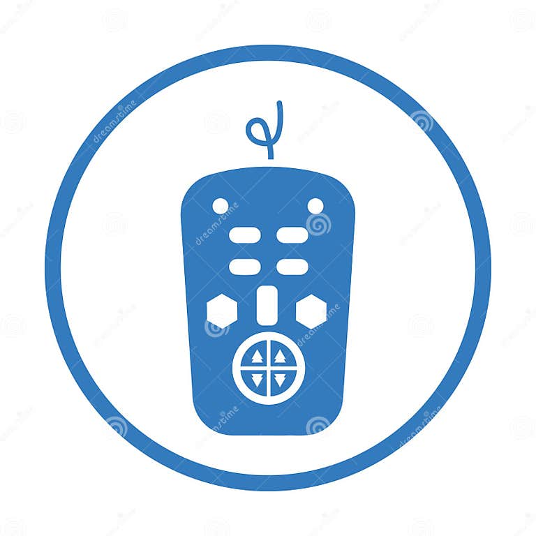 Controller, Game, Remote Icon. Blue Vector Design Stock Vector ...