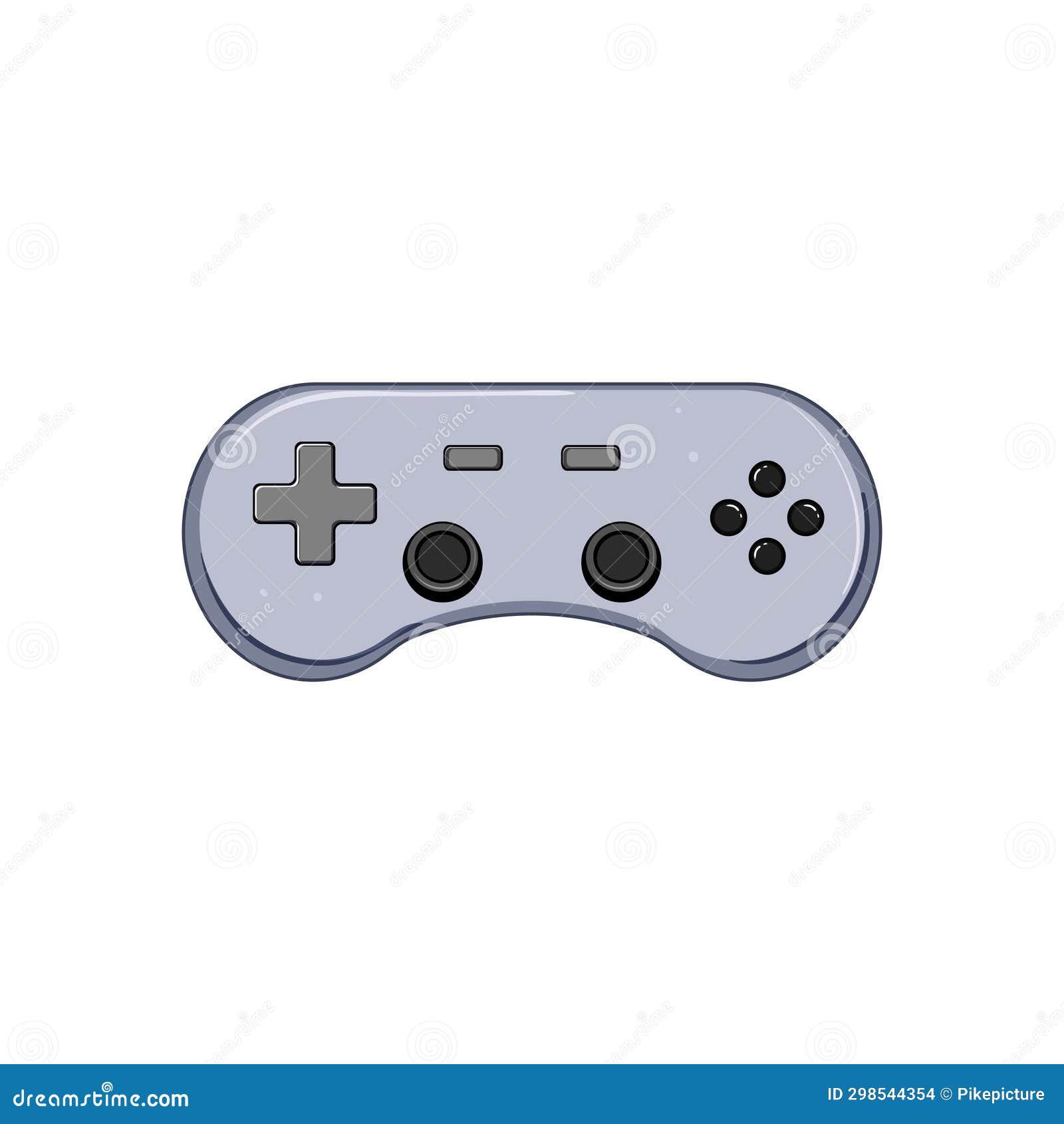 Controller Gamepad Cartoon Vector Illustration Stock Illustration ...