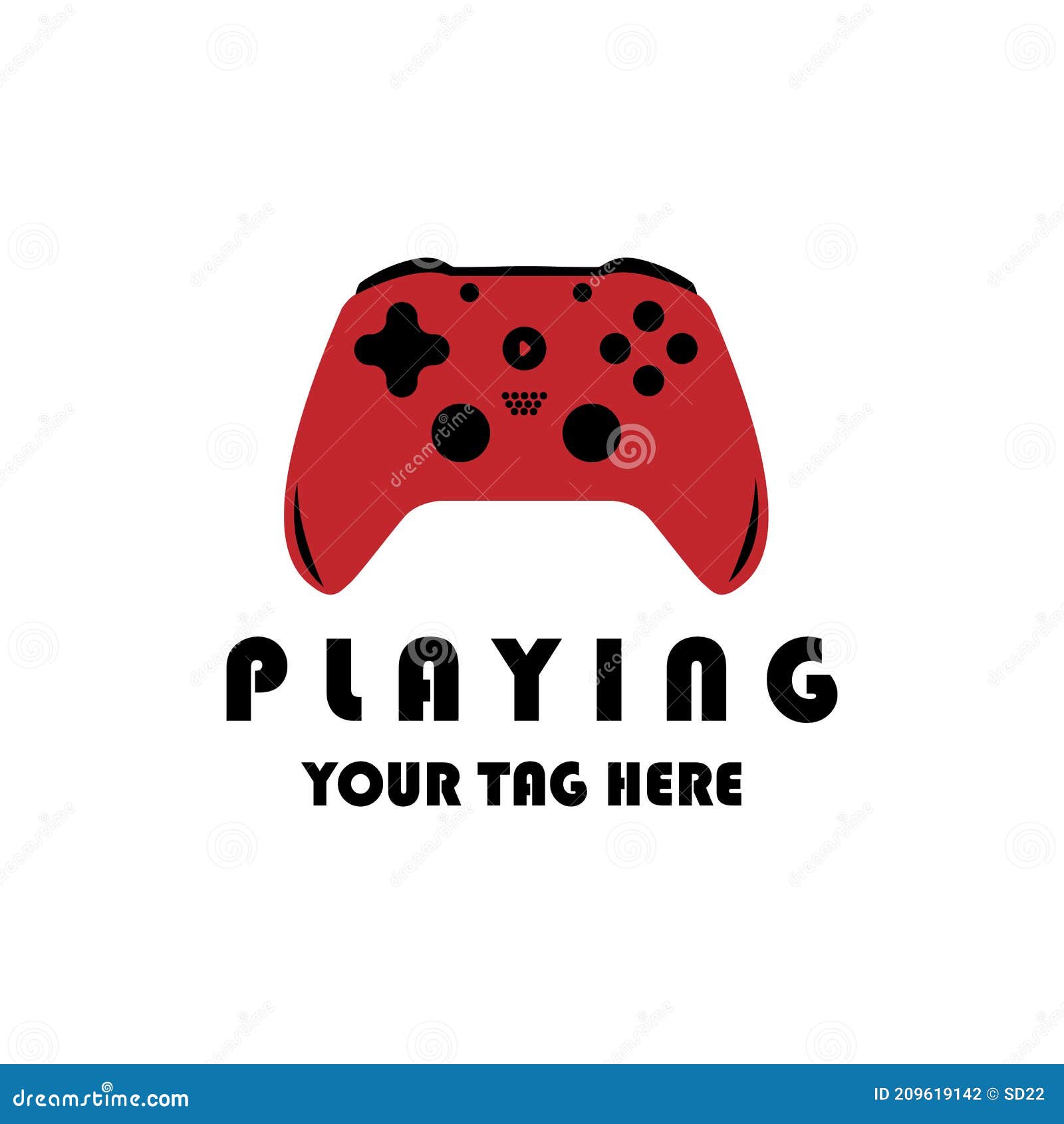 Controller Games Logo Vector Illustration Design Stock Vector ...