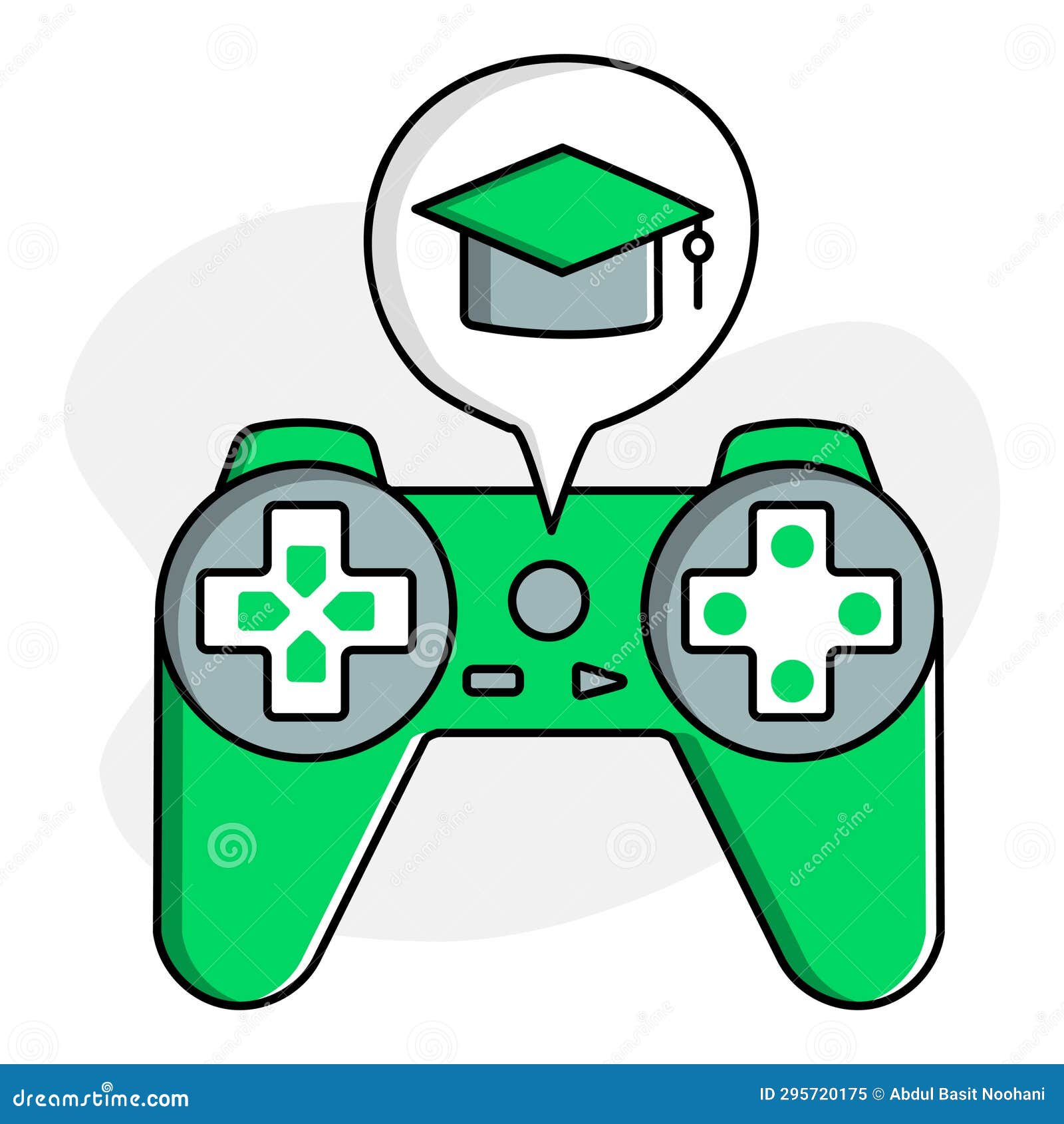 A Controller Icon with a Tool Tip with Graduation Hat To Represent Game ... A Controller Icon with a Tool Tip with Graduation Hat To Represent Game ...
