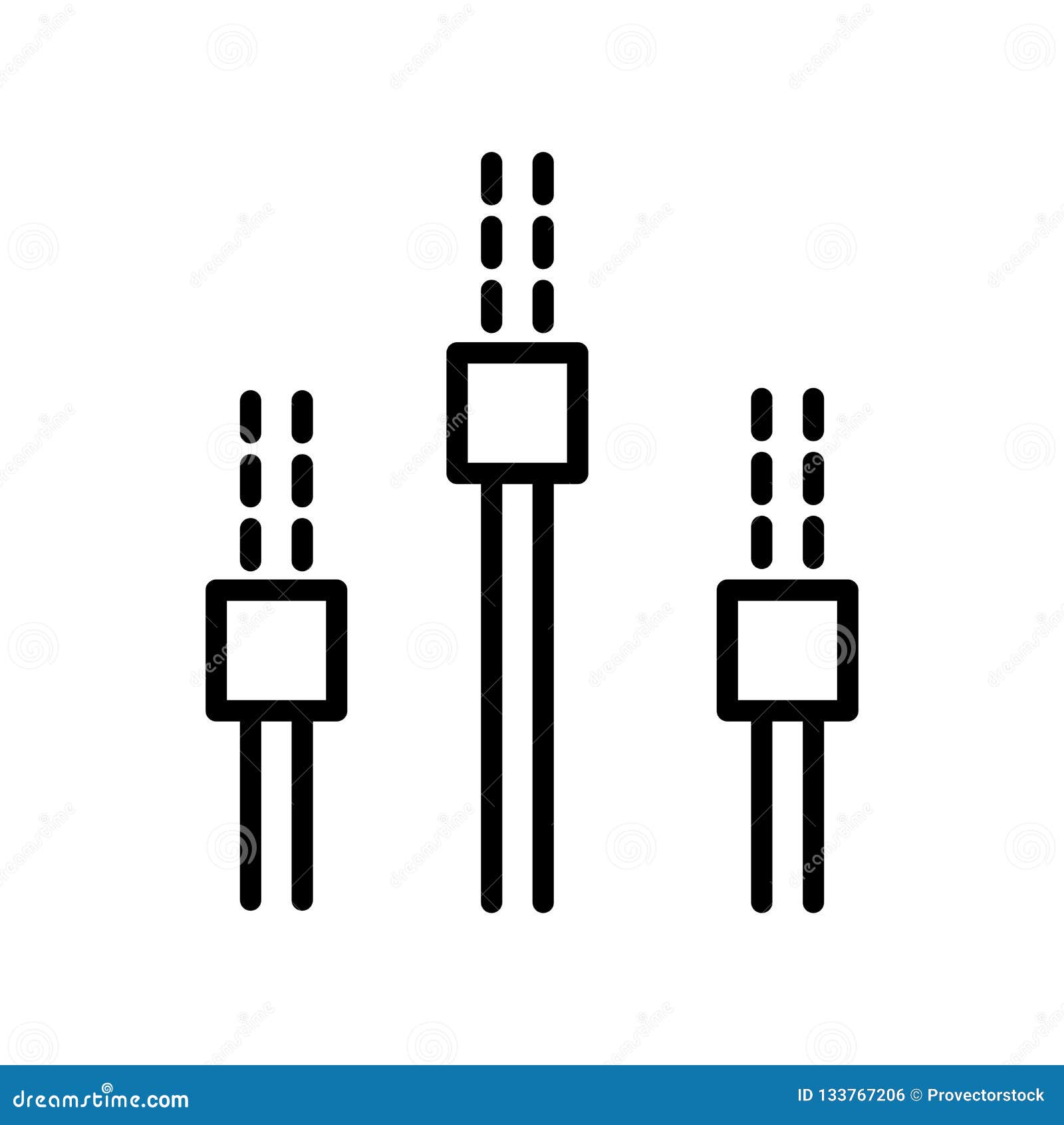 Controller Icon Vector Sign and Symbol Isolated on White Background ...