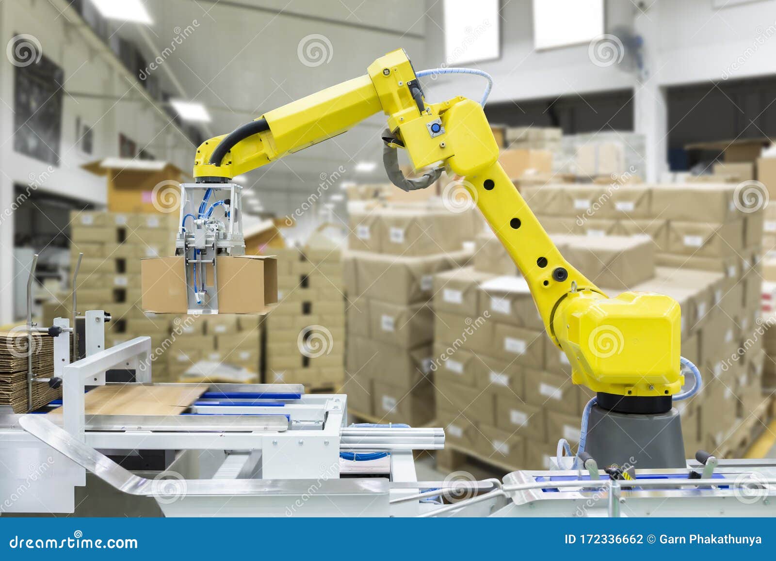 Controller Of Industrial Robotic Arm For Performing, Dispensing ...