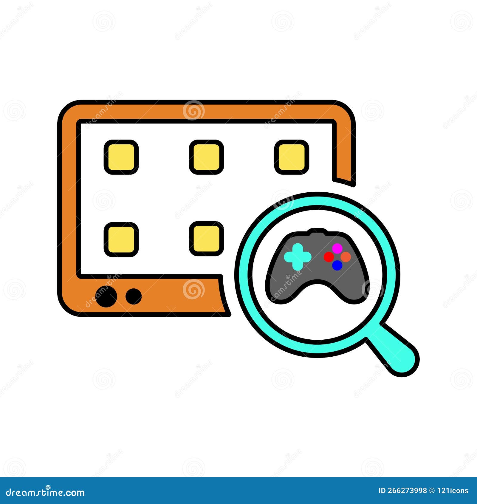 Controller, Inquiry, Investigation Icon. Simple Color Vector Stock ...