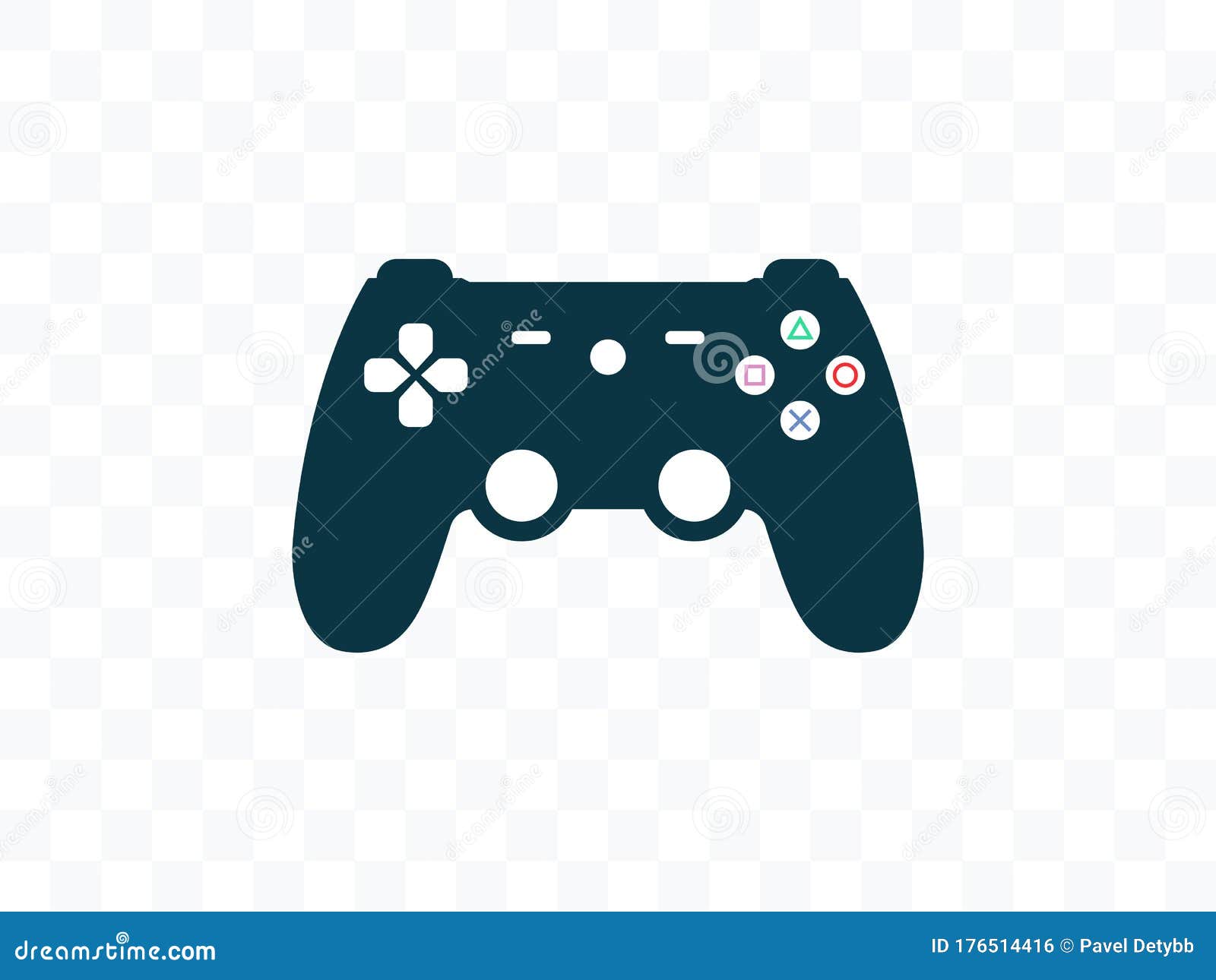 Controller, Joystick Icon. Vector Illustration, Flat Design Stock ...