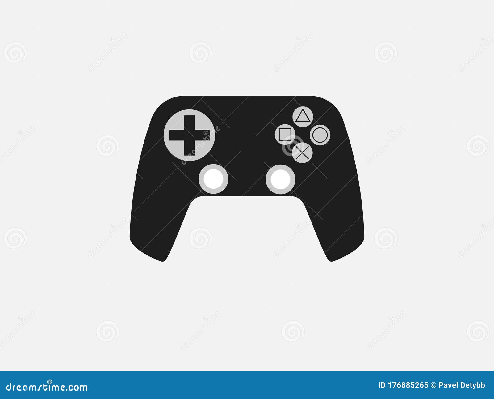 Controller, Joystick Icon. Vector Illustration, Flat Design Stock ...