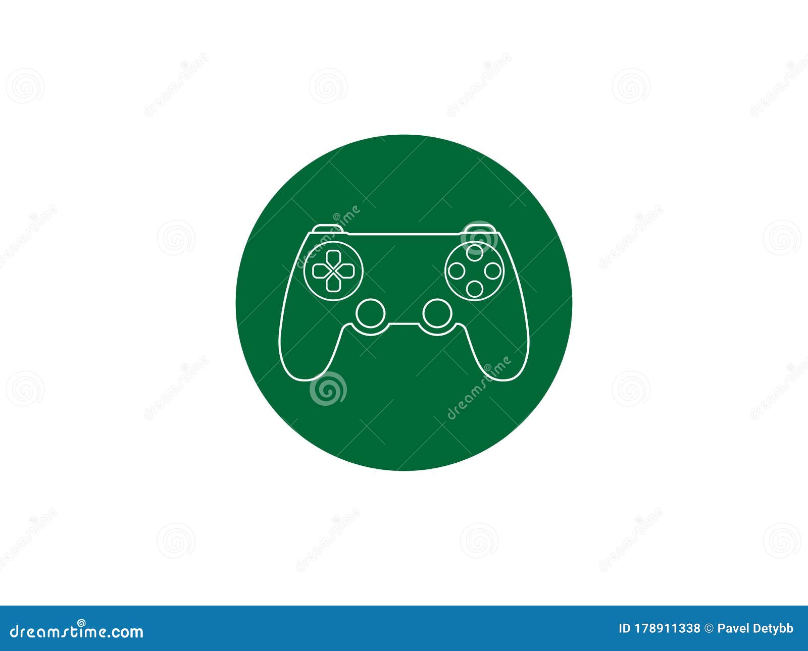 Controller, Joystick Icon. Vector Illustration, Flat Design Stock ...