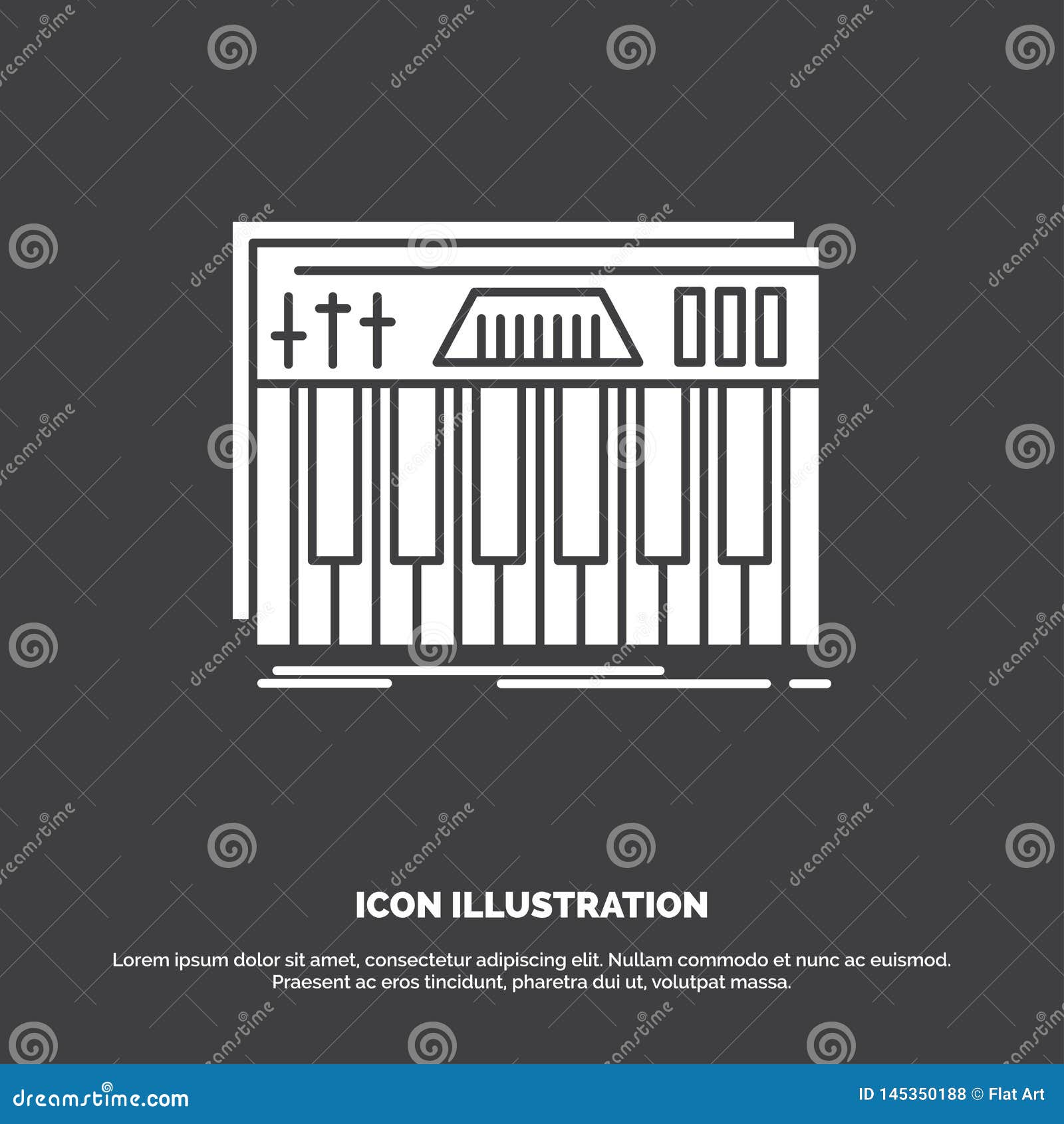 Controller Keyboard Keys Midi Sound Icon Glyph Vector Symbol For Ui And Ux Website Or