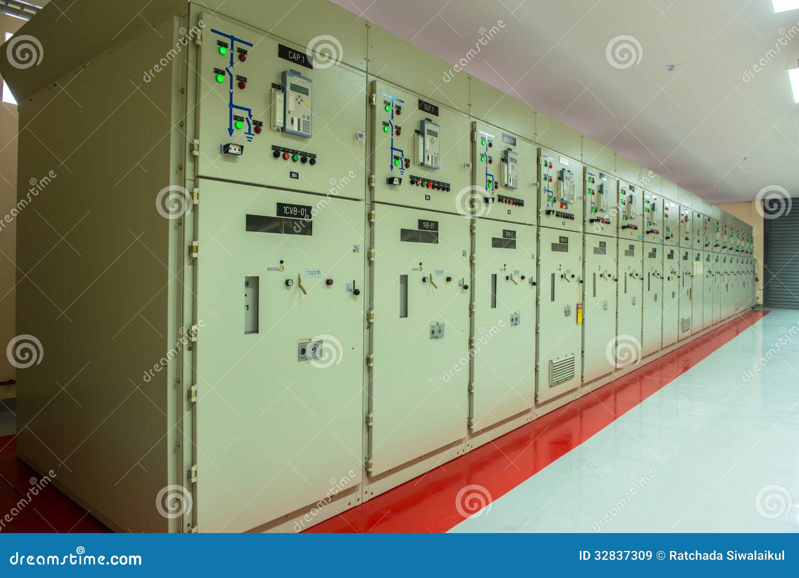 Controller at the Power Station Stock Image - Image of distribution ...