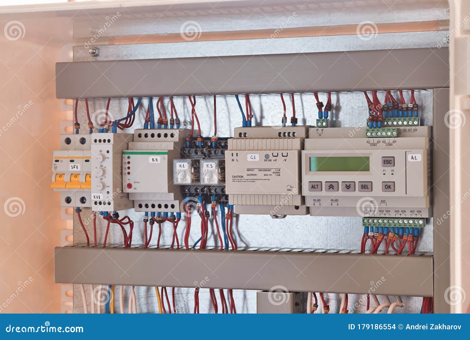 Controller, Power Supply, Phase and Voltage Monitoring Relay, Automatic ...