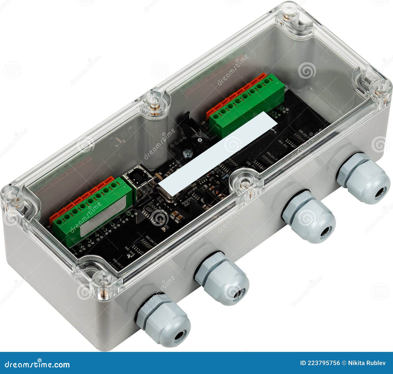 Controller for Programming LED Isolated on White Background Stock Photo ...