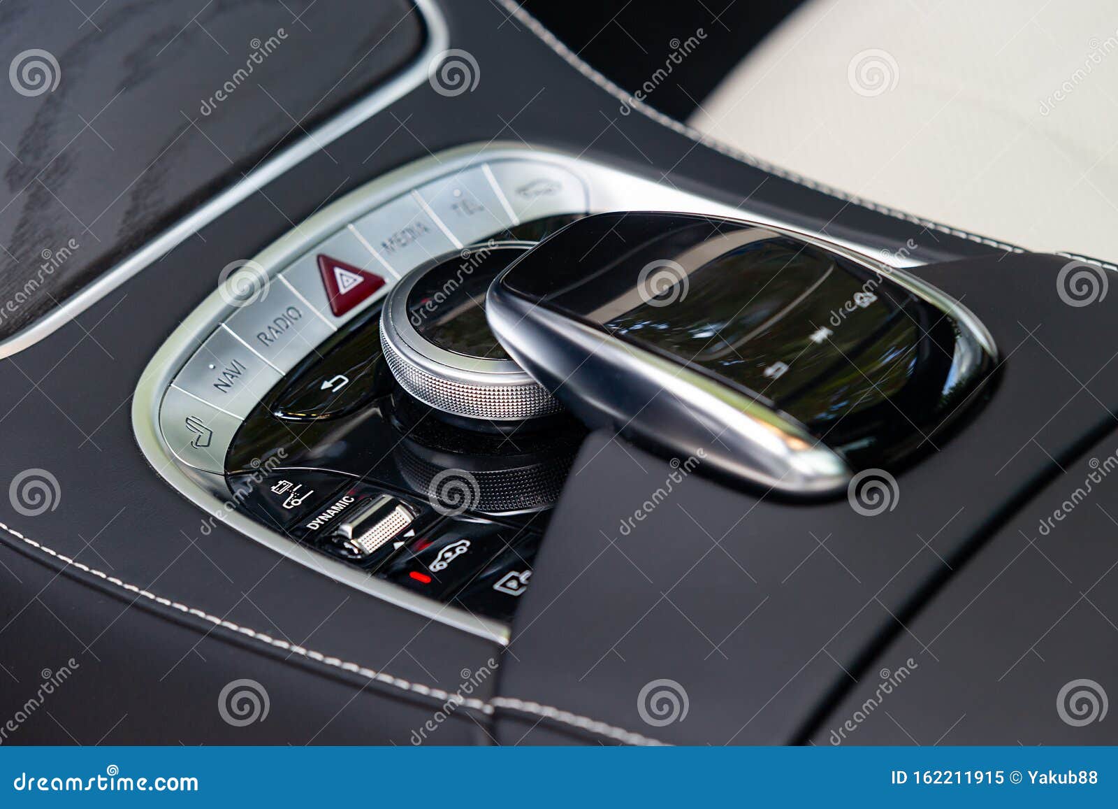 Controllers in a Luxurious Car Stock Image - Image of automobile ...