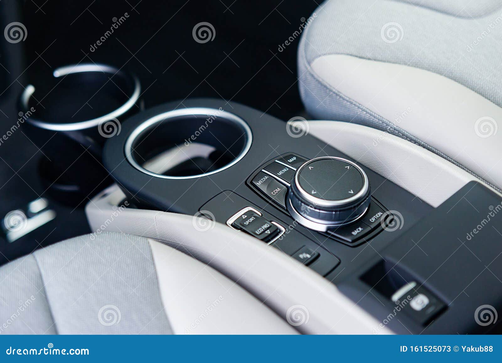 Controllers in a Luxurious Car Stock Image - Image of menu, expensive ...