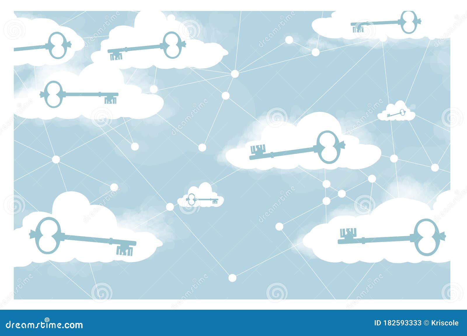 Controlling Access To Data in Cloud Storage, Concept. Storing and ...