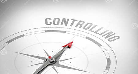 Controlling Against Compass Stock Illustration - Illustration of ...
