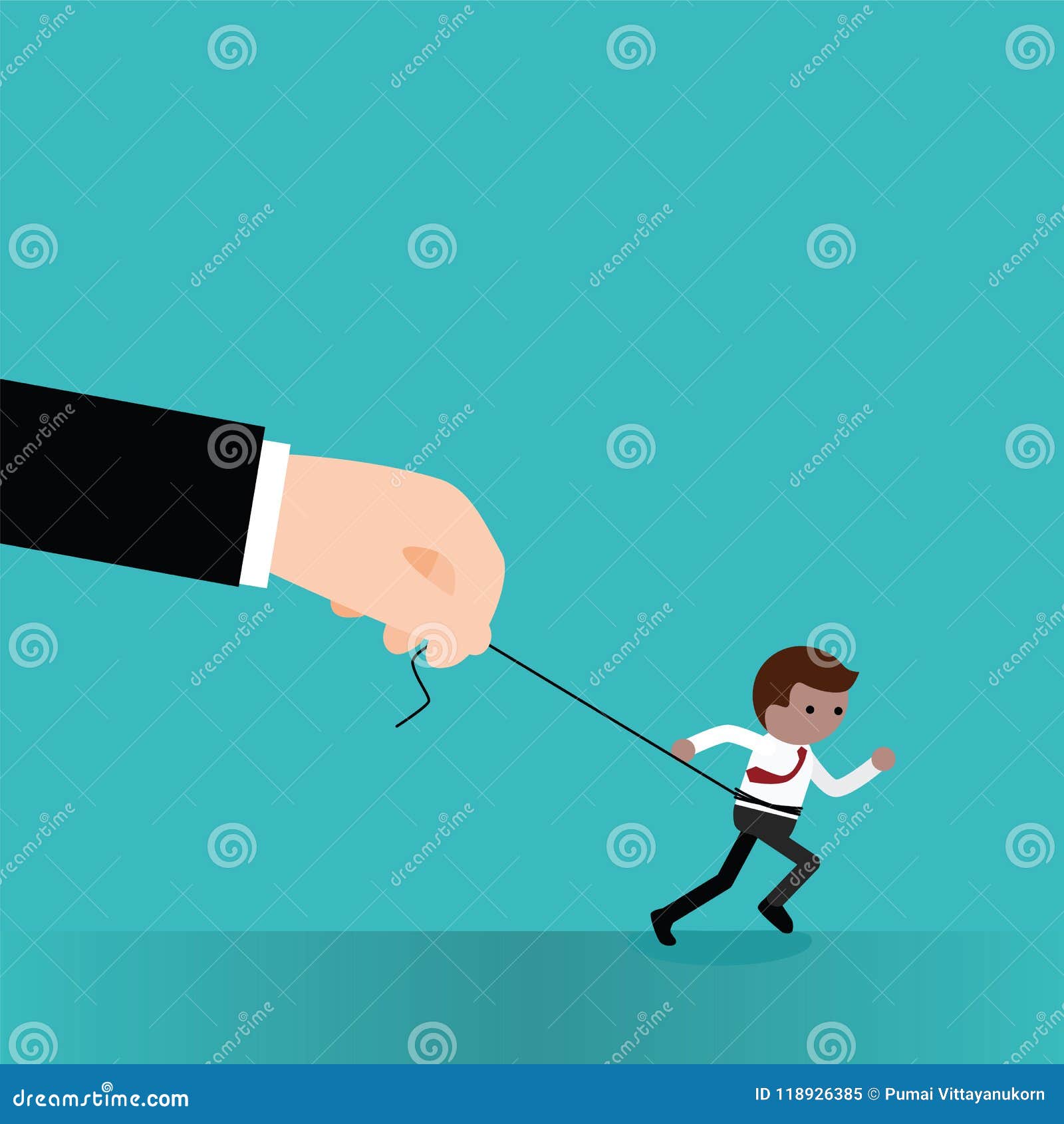 Controlling Person Cartoon