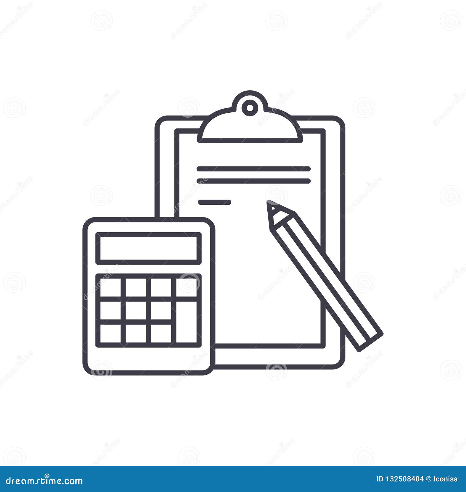 Controlling Line Icon Concept. Controlling Vector Linear Illustration ...