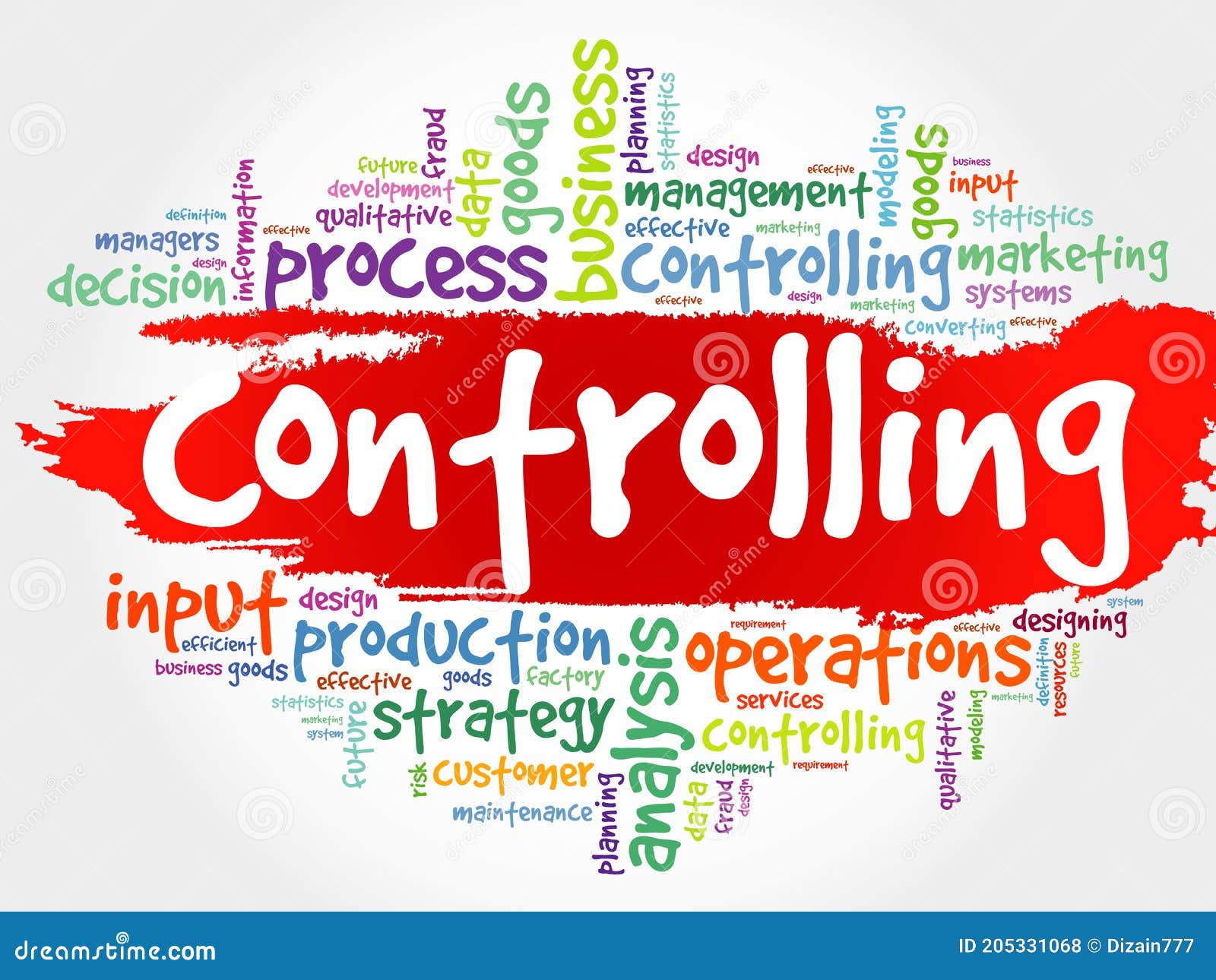 Controlling word cloud stock illustration. Illustration of privacy ...