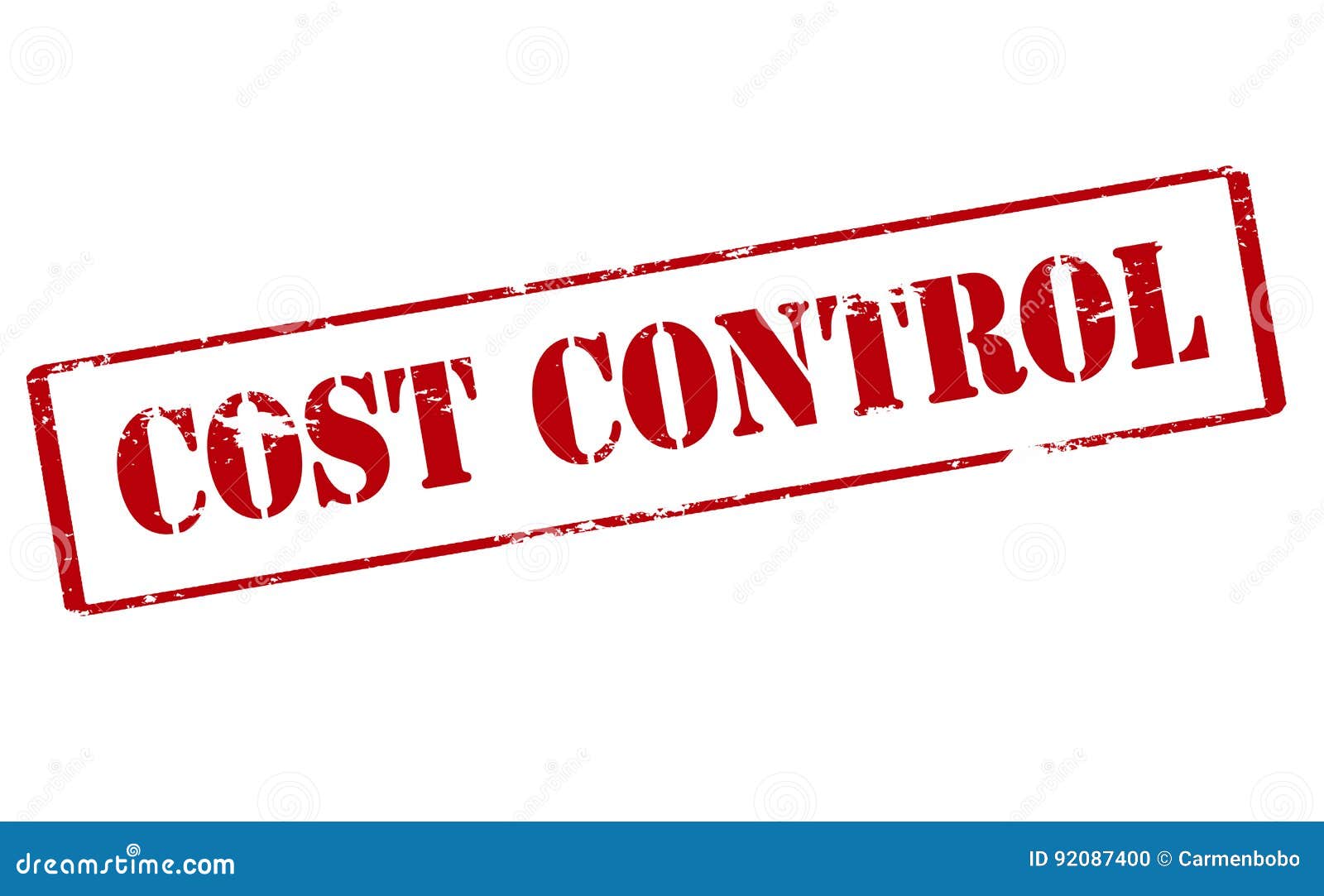 Controllo dei costi illustrazione di stock. Illustrazione di scontroso ...