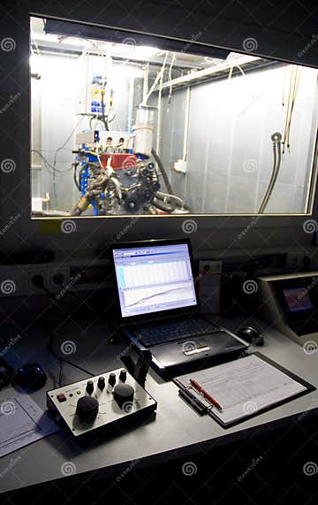Controls for Engine Testing Stock Image - Image of engine, computer ...