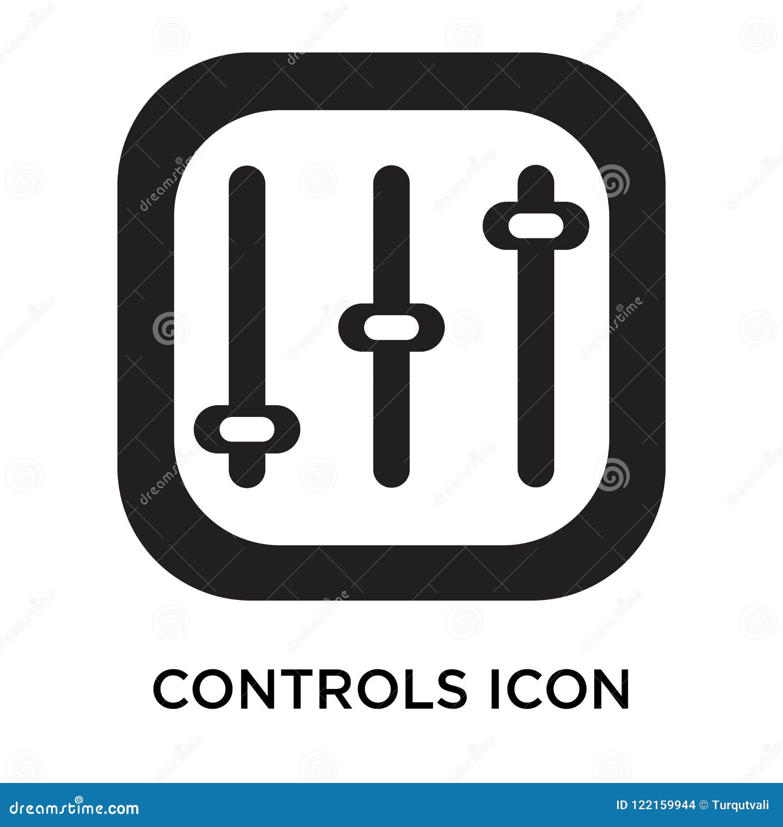 Controls Icon From Arcade Collection Vector Illustration