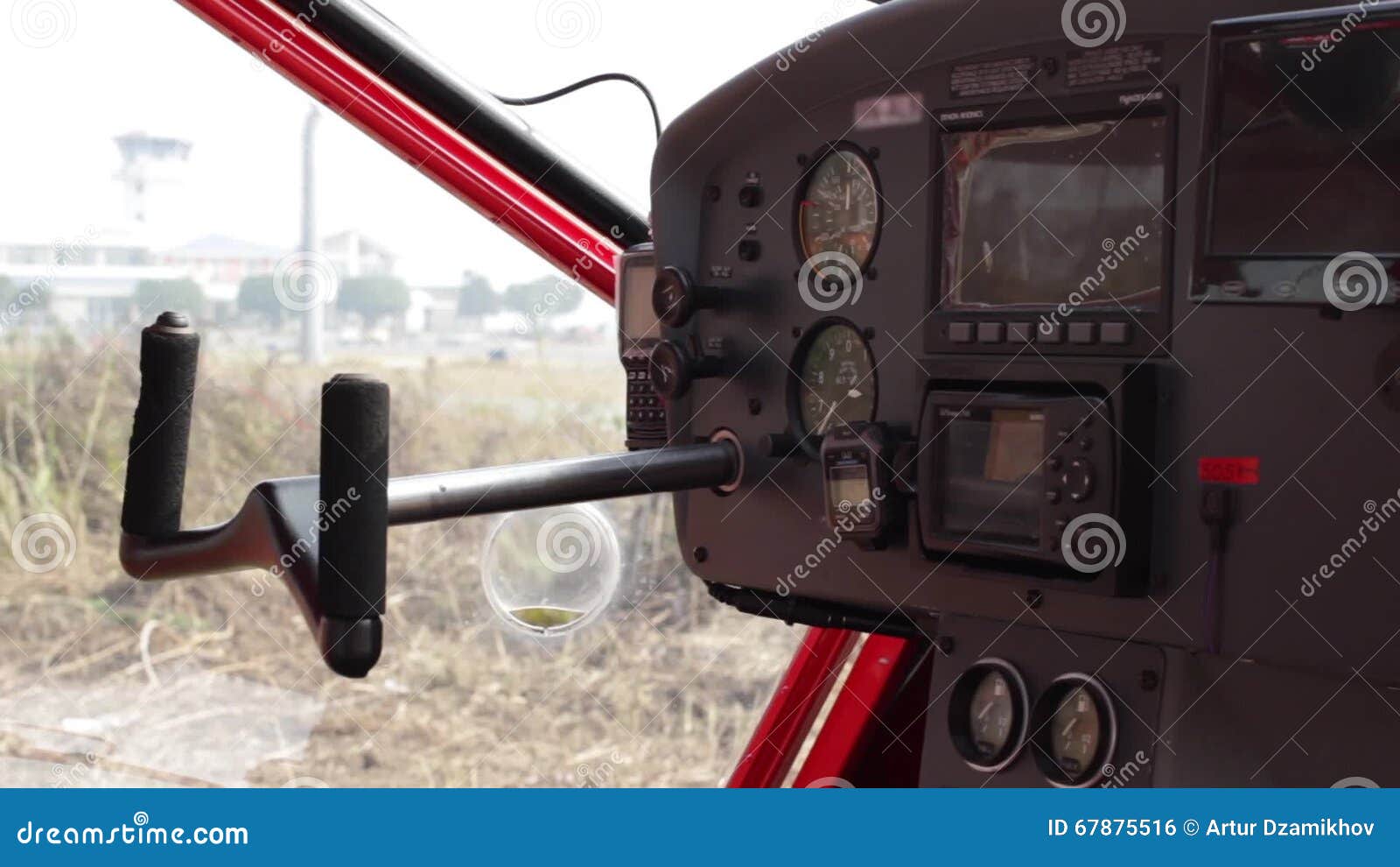 Controls of the Small Aircraft Stock Footage - Video of plane, rockies ...