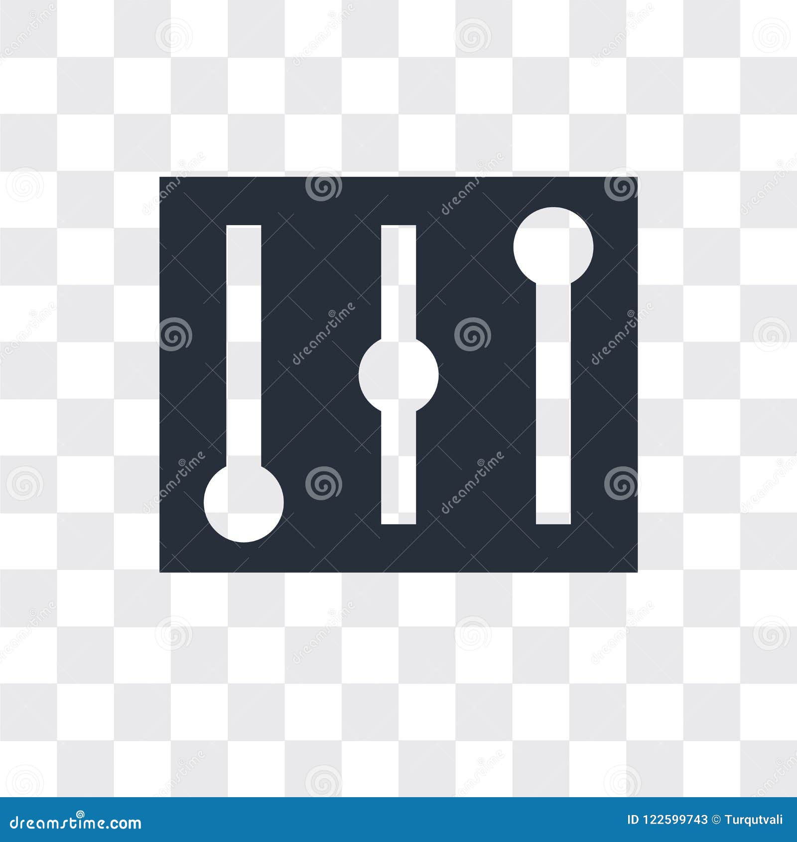 Controls Vector Icon Isolated On Transparent Background, Controls Logo ...